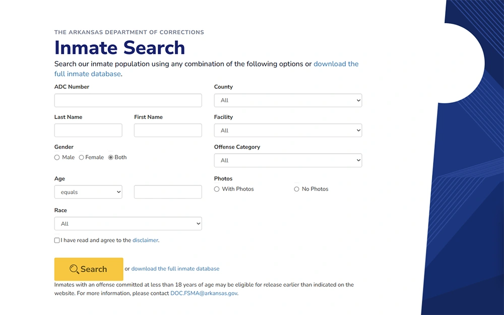 Search Free Criminal & Arrest Records in Arkansas (All AR Counties)